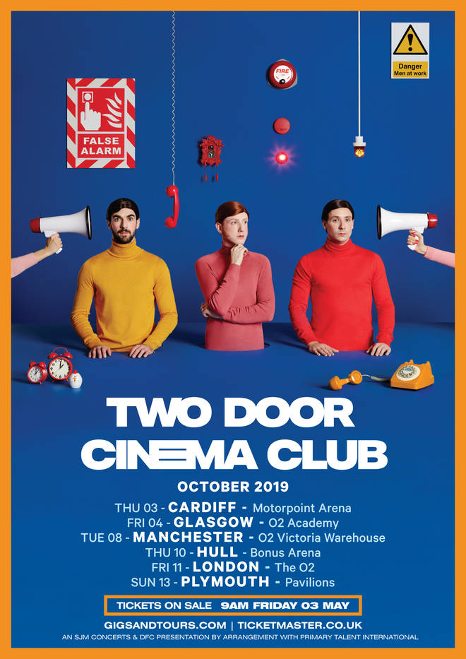 Two Door Cinema Club announce UK tour dates - Radio X Two Door Cinema Club announce UK tour dates - Radio X